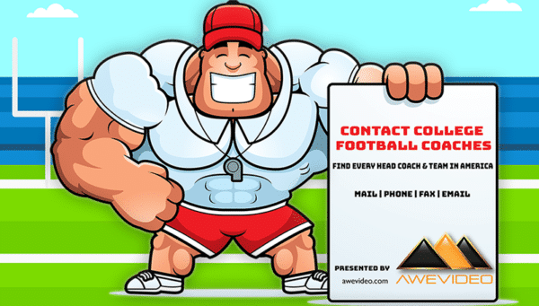 Contact College Football Coaches (Complete Listing for Each School ...